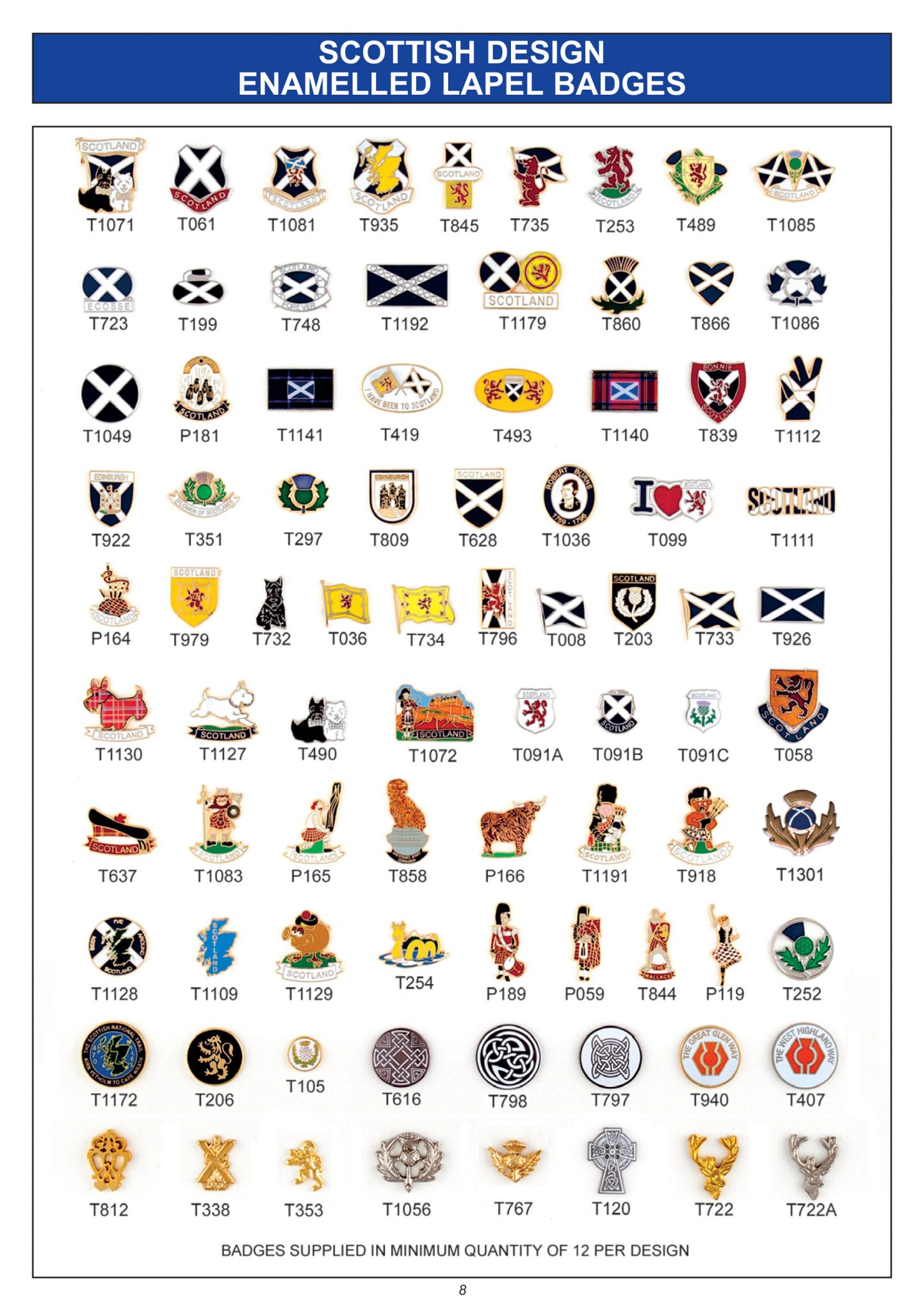 Badges - Tradition Giftware Limited