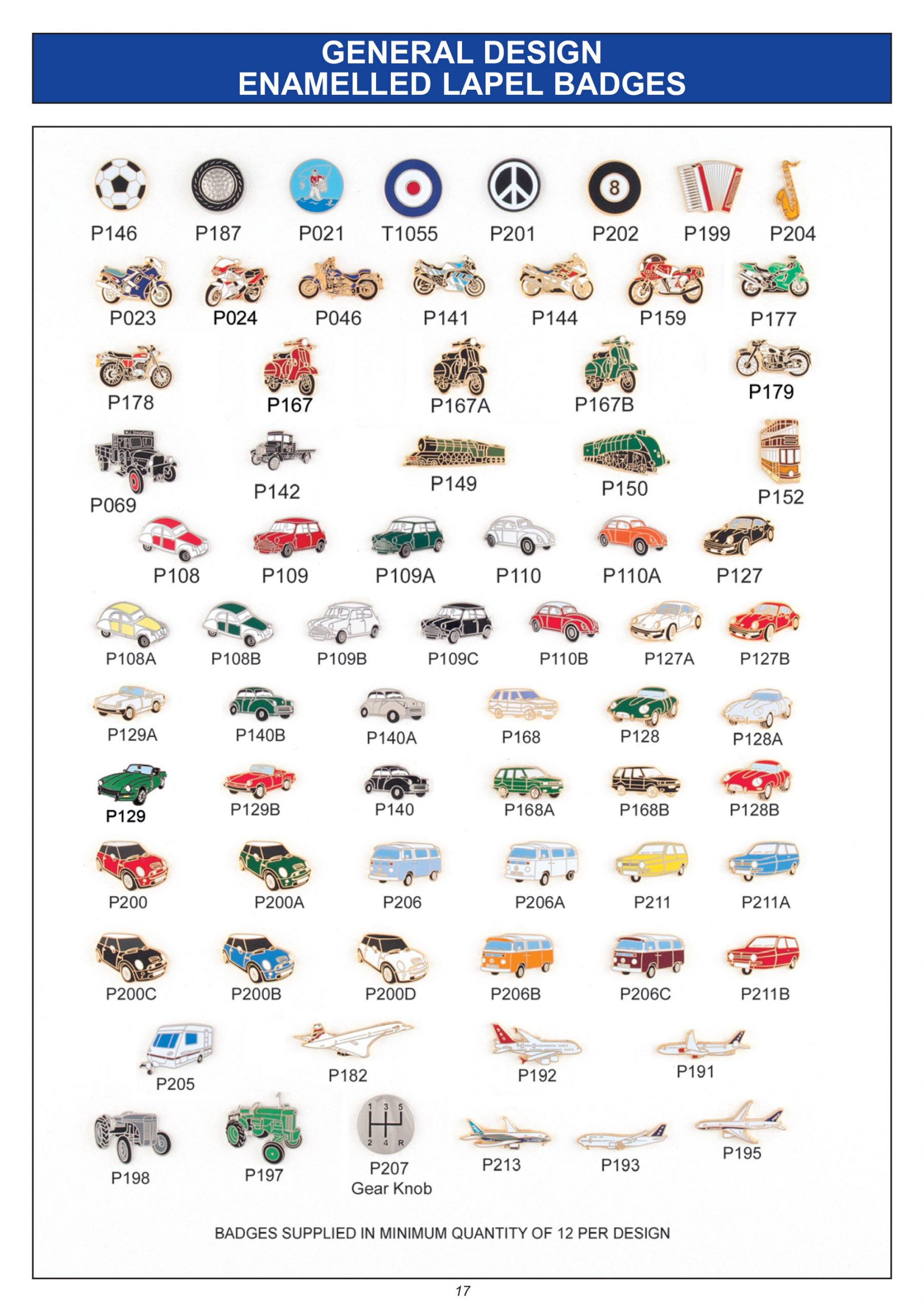 Badges - Tradition Giftware Limited