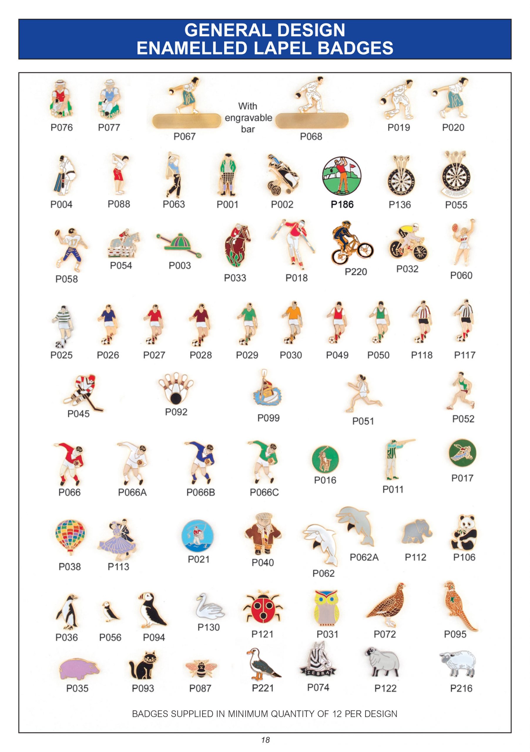 Badges - Tradition Giftware Limited